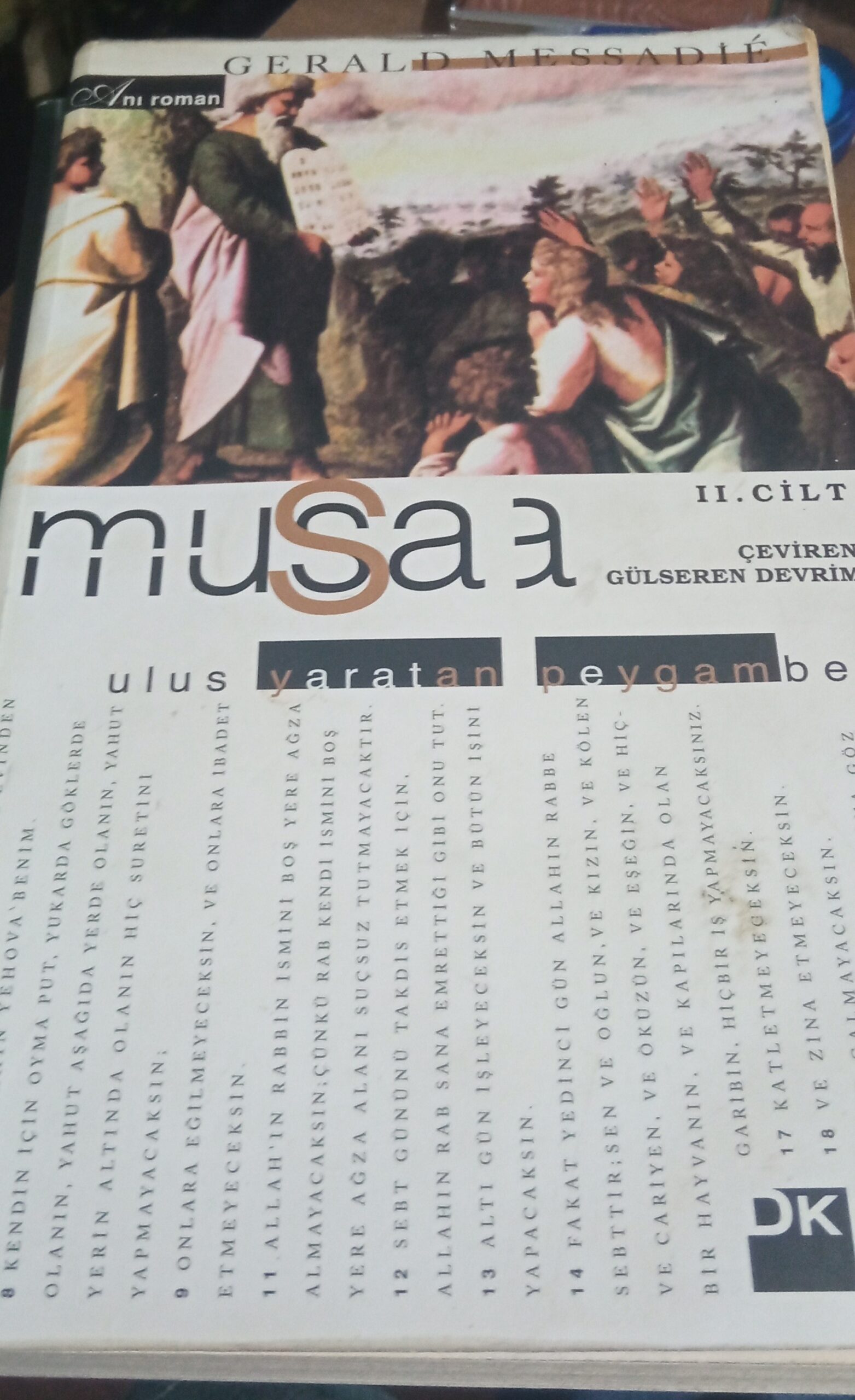 MUSA-Ulus Yaratan Peygamber (II Cilt Tek Kitapta)/Gerald MESSADİE - Okudum Satıyorum